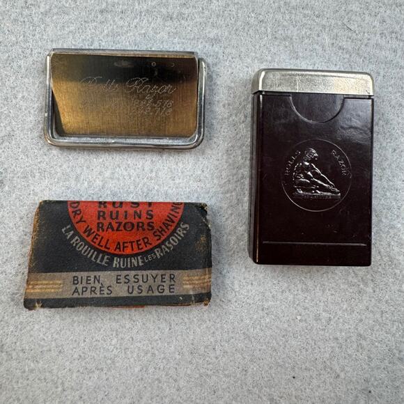 Grooming | Retro Rolls Razor Imperial Blade Brown Vintage Sheffield ...